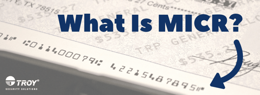 MICR Fonts for Check Printing | TROY Group