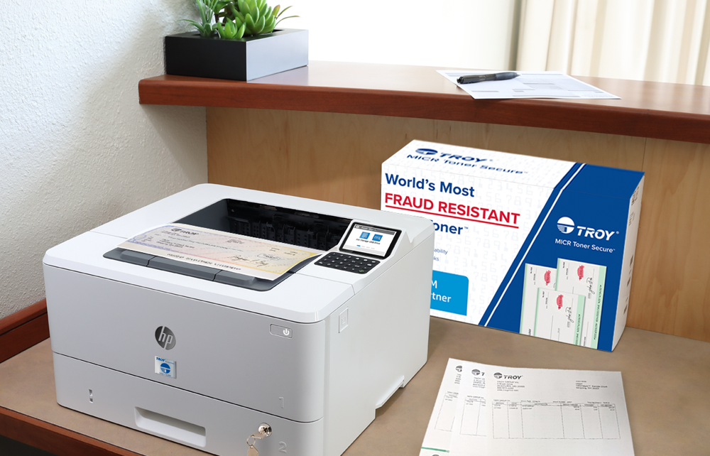 Secure MICR Check Printing Magnetic Ink Solutions | TROY Group